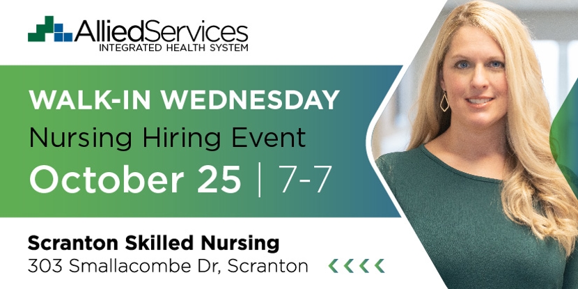 Walk-In Wednesday: Scranton Hiring Event