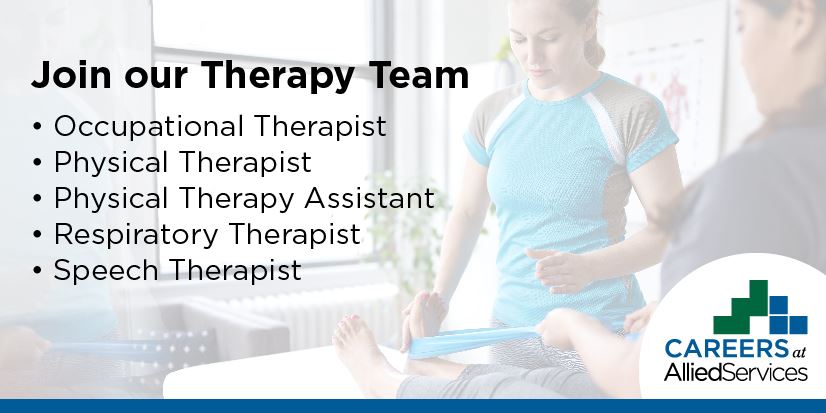 Physical, Speech, Occupational & Respiratory Therapists